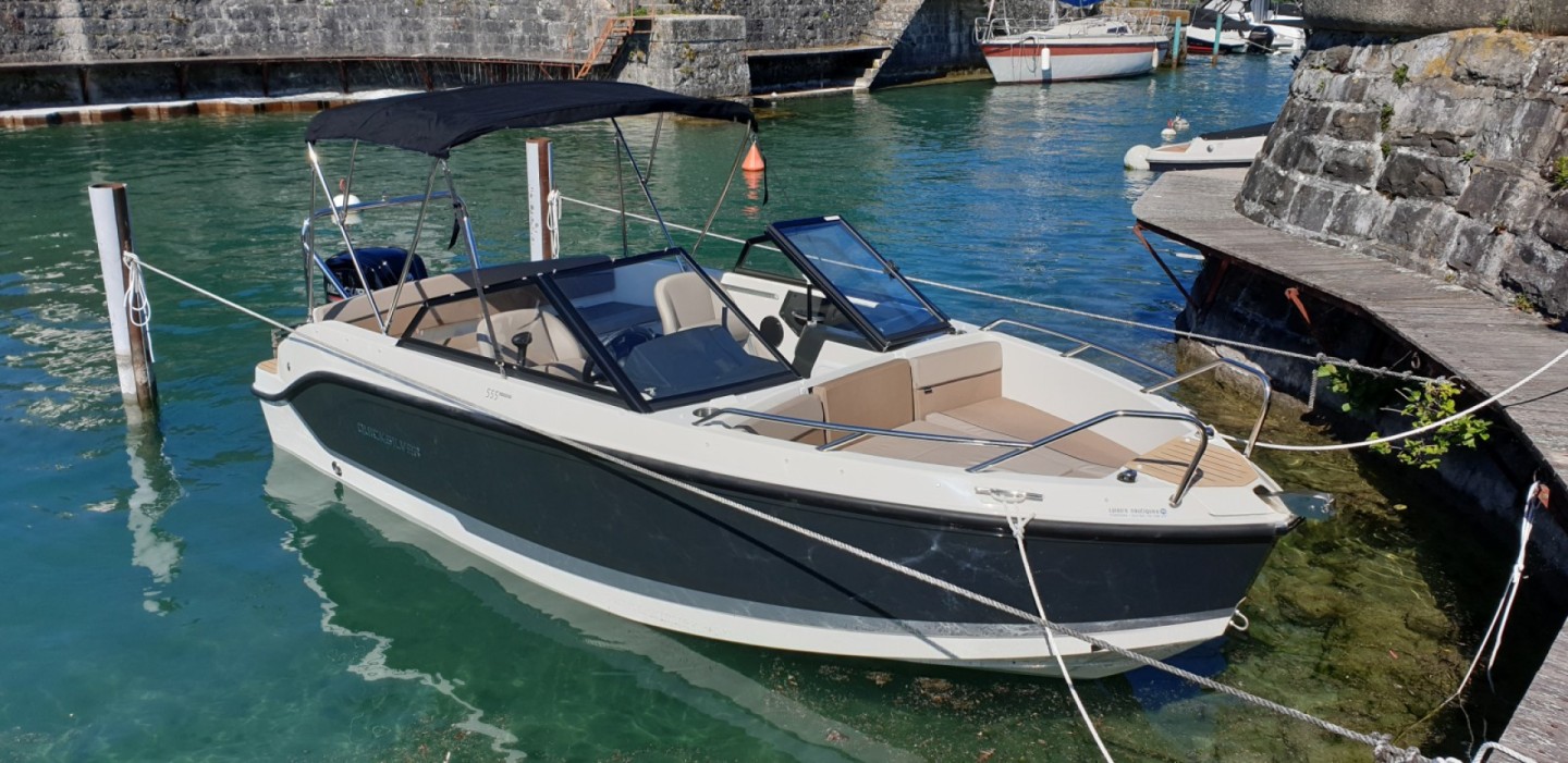 Verhuur van Motorboot Quicksilver Activ 555 Bowrider Amphion-les-Bains ...