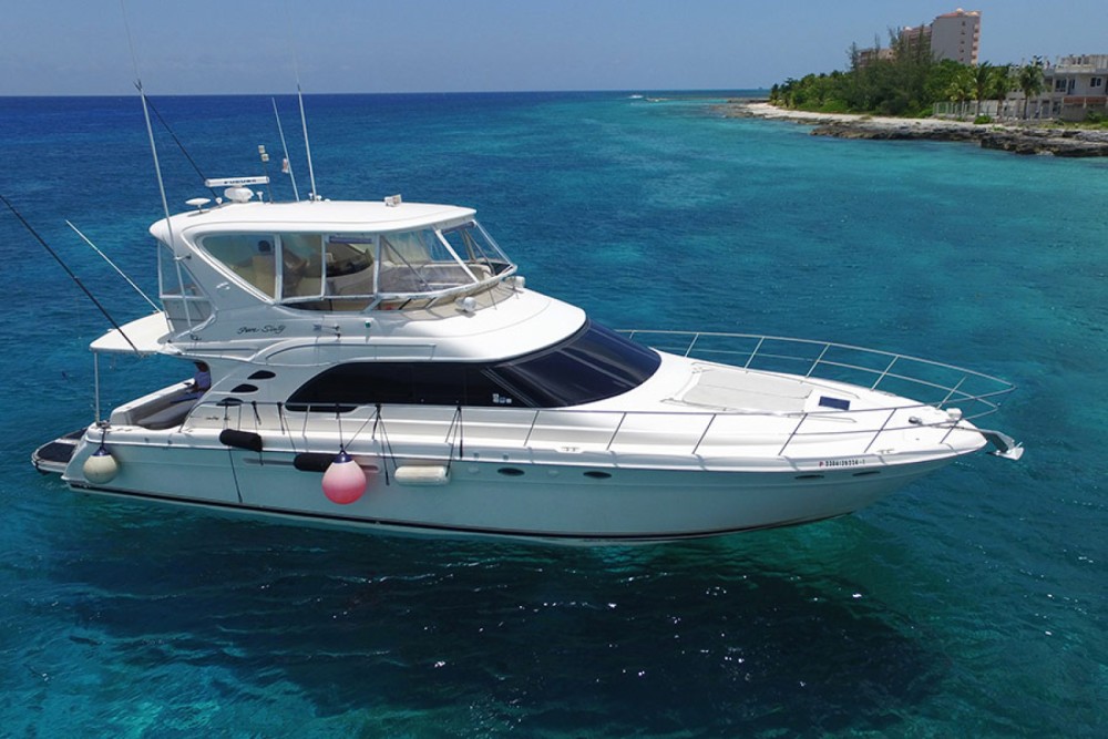 Verhuur van Motorboot Sea Ray 580 Super Sun Sport Isla Cozumel (Sea Ray ...