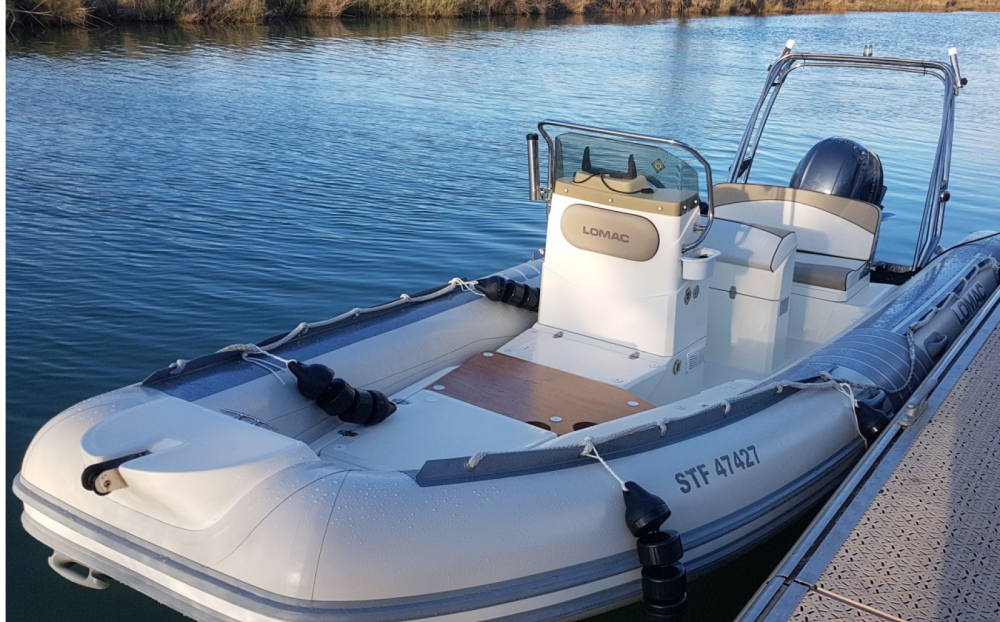 Verhuur van Rubberboot / rib Lomac 600 IN Port-Camargue (Lomac 600 IN ...